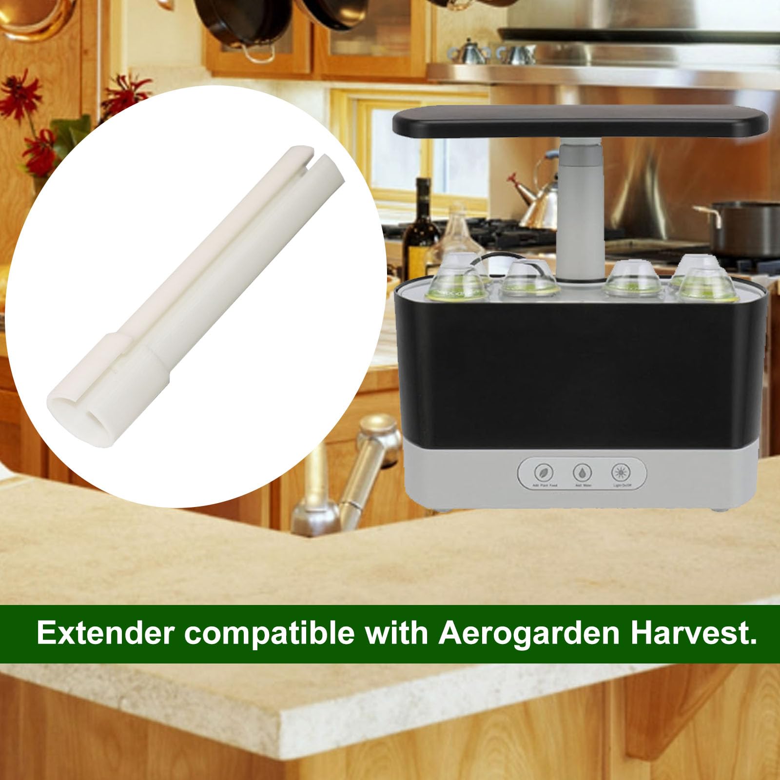 PIAOLGYI Extender for Aerogarden Harvest,Elite Light Extension Suitable for Aerogarden Harvest,Accessory Compatible with AeroGarden Harvest Elite Indoor Garden