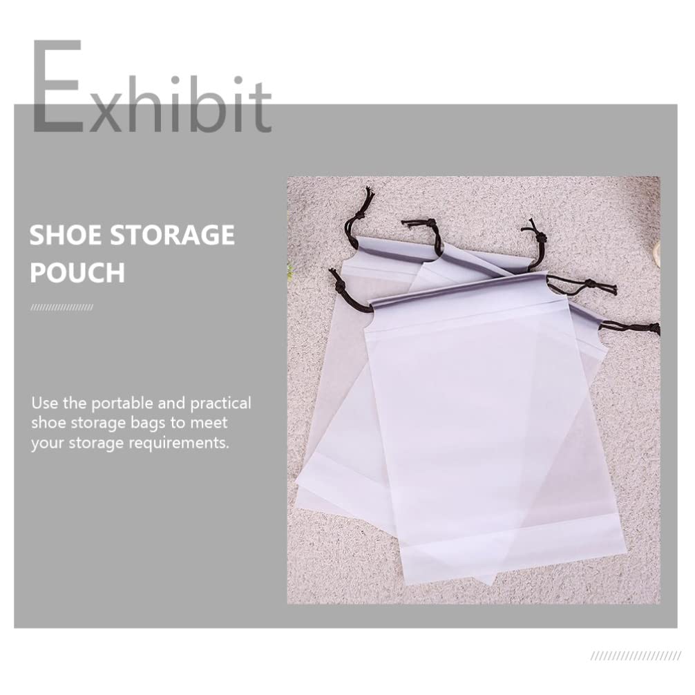 HEALLILY 40pcs Eyelash Packaging Bag Travel Makeup Bags Lash Pouch Eva Drawstring Bags Cosmetics Storage Pouch Small Frosted Packaging Bag Lash Organizer Bag Lash Packing Bags