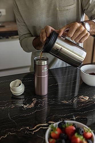 Stanley Transit Trigger-Action Travel Mug 16oz Rose Quartz Glow