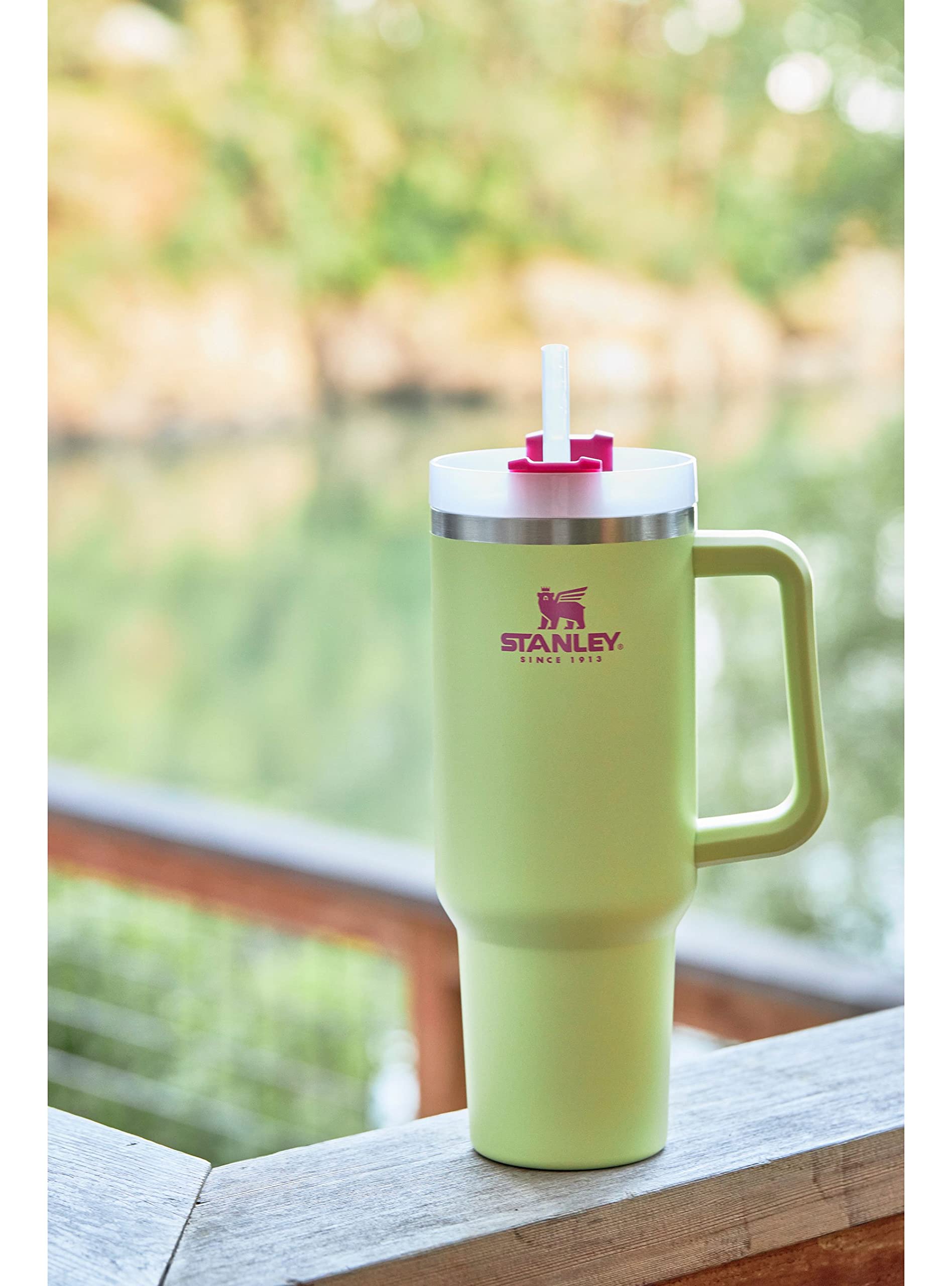 STANLEY Stanley 40oz Adventure Quencher Reusable Insulated Stainless Steel Tumbler (CITRON MIX)
