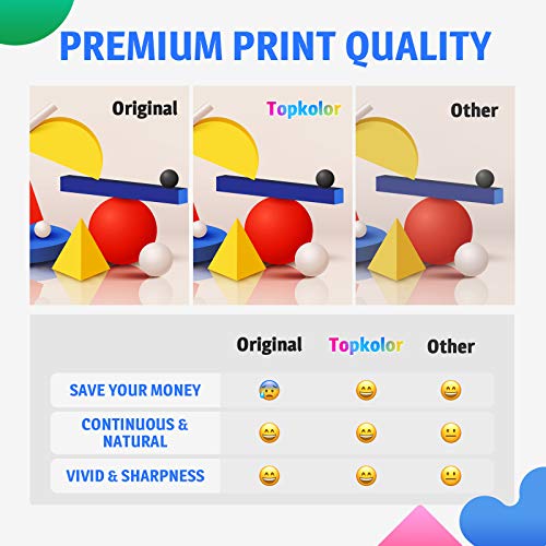 Topkolor Compatible Ink Cartridges Replacement for Brother LC103 LC101 LC103XL for Printer MFC-J870DW MFC-J450DW MFC-J6920DW 15 Combo Packs, Newest Chips.