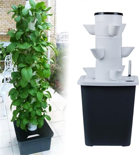 Hydroponic Growing System, DIY Garden Hydroponic Growing System, Indoor Herb Garden Kit with Hydrating Pump, Adapter, Net Pots, Timer,(Color:15holes,Size:)