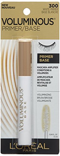 L'Oreal Paris Makeup Voluminous Lash Boosting Conditioning Primer Mascara, White Primer, 0.24 fl; oz.