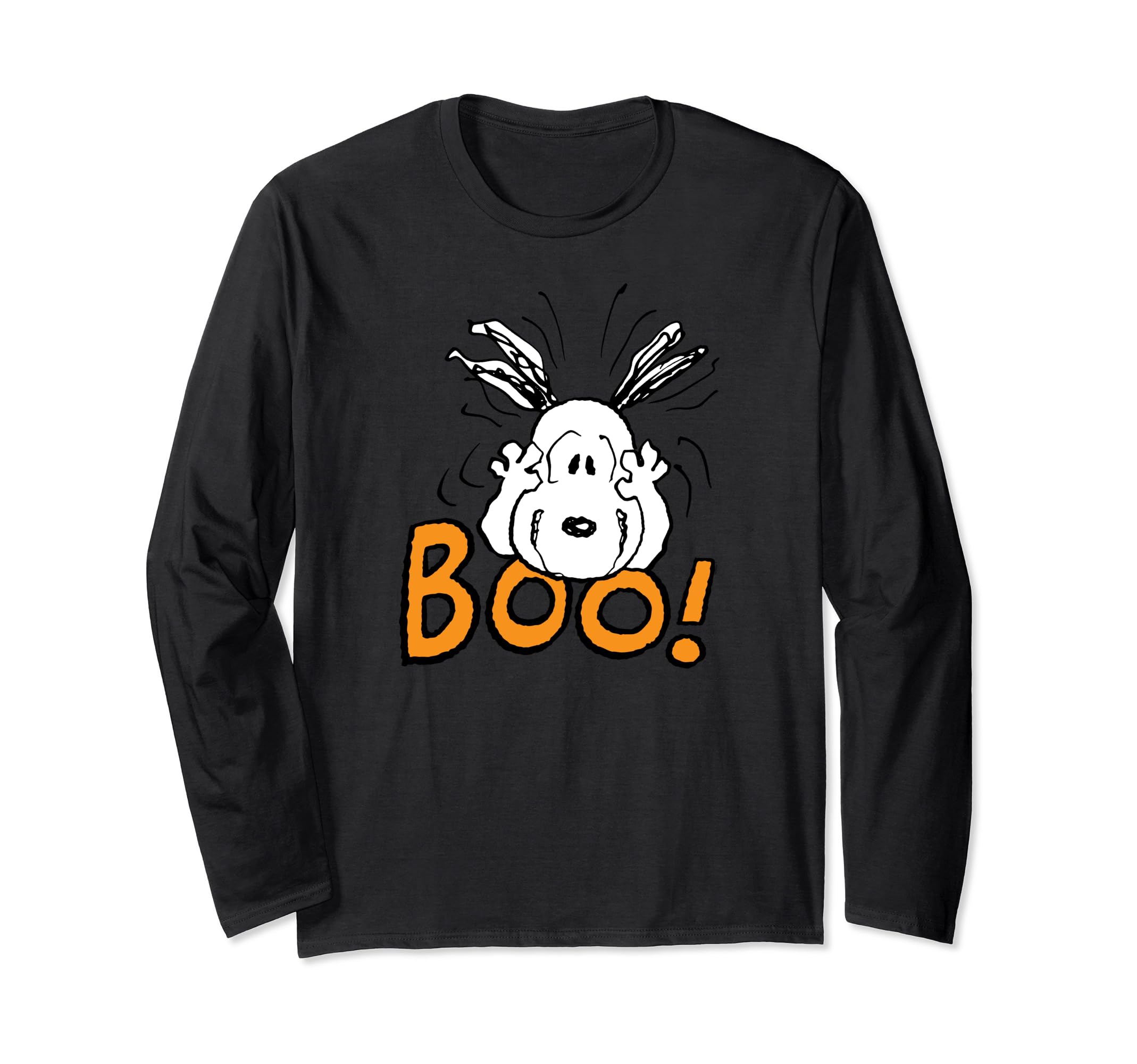 Peanuts Halloween Snoopy Boo Long Sleeve T-Shirt