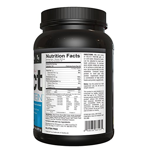 PEScience Select Low Carb Protein Powder, Strawberry Cheesecake, 27 Serving, Keto Friendly and Gluten Free