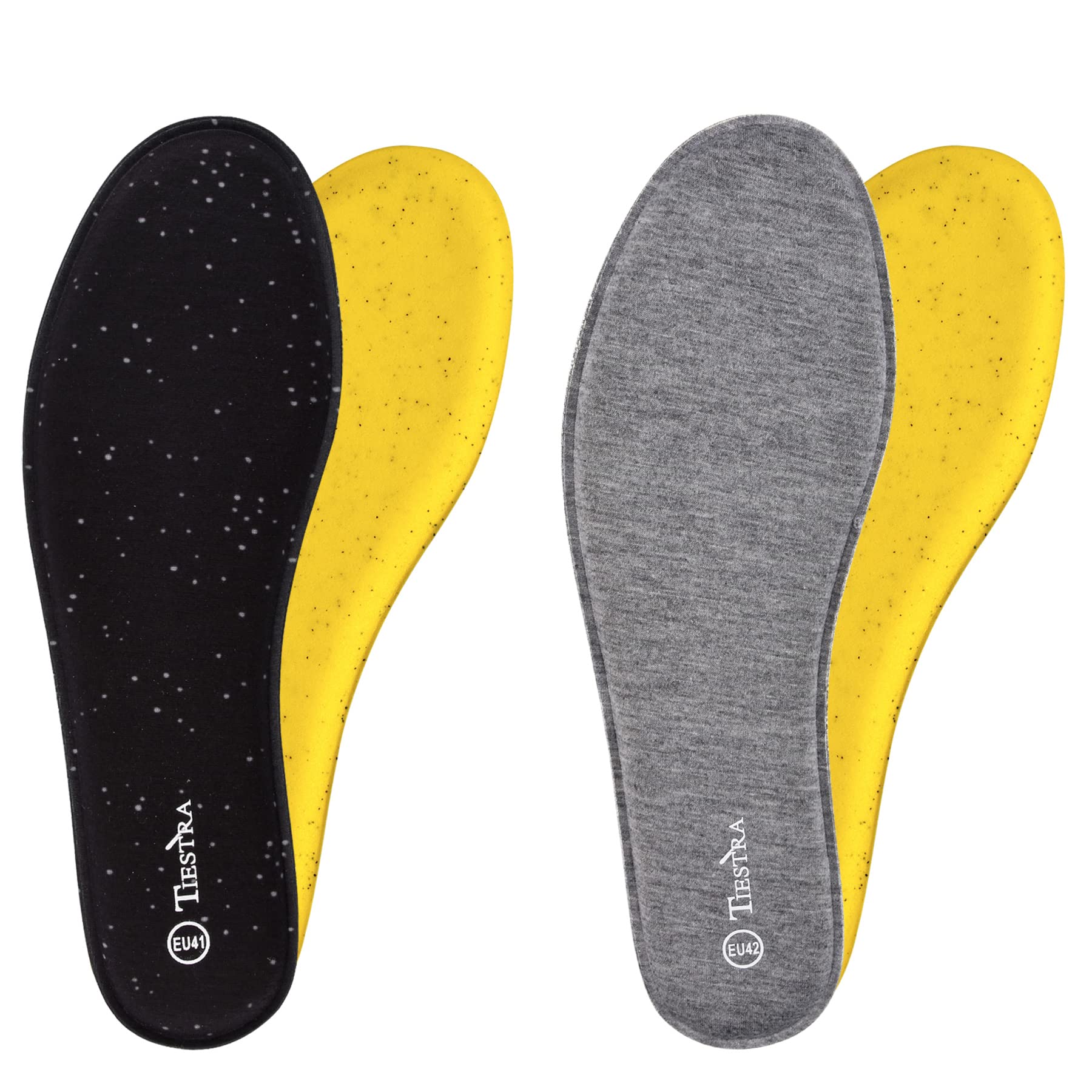 2 Pair -Shoe Inserts for Womens Memory Foam Insoles,Replacement Insoles for Work Boots Running Shoes, Cushion Shock Absorbing for Foot Pain Relief, Comfort Breathable Inner Soles 40EU,US9