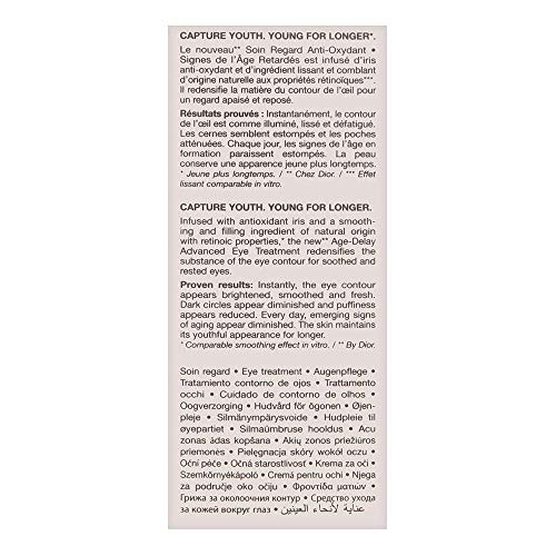 Dior Capture Youth Age-Delay Advanced Eye Treatment, 0.5 Ounce/15ml