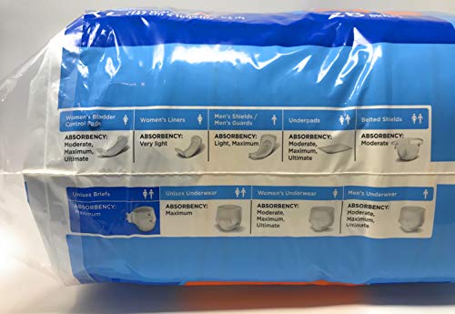 Certainty Unisex Briefs, Maximum Absorbency, Soft and Flexible, X-Large (XL), 28 Count