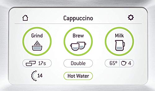 Breville Barista Touch Semi-Automatic Touchscreen Espresso Machine Bundle w/Extra ClaroSwiss Filter Included - BES880