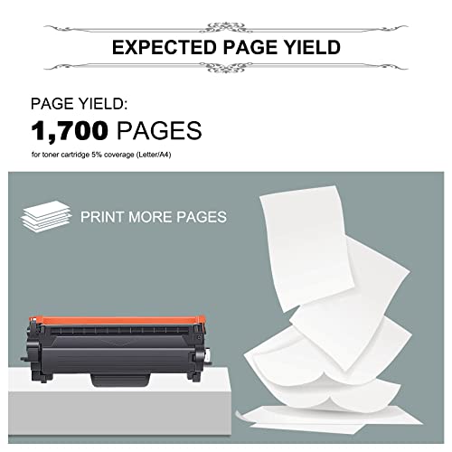 TN-730 tn730 high Yield Toner - MANDBOY Toner-Cartridges Compatible Replacement for Brother tn730 Black 2PK DCP-L2550DW MFC-L2710DW L2750DWXL HL-L2350DW Printer Ink