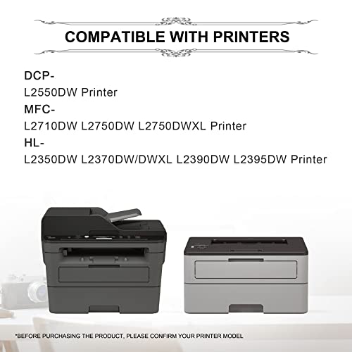 TN-730 tn730 high Yield Toner - MANDBOY Toner-Cartridges Compatible Replacement for Brother tn730 Black 2PK DCP-L2550DW MFC-L2710DW L2750DWXL HL-L2350DW Printer Ink