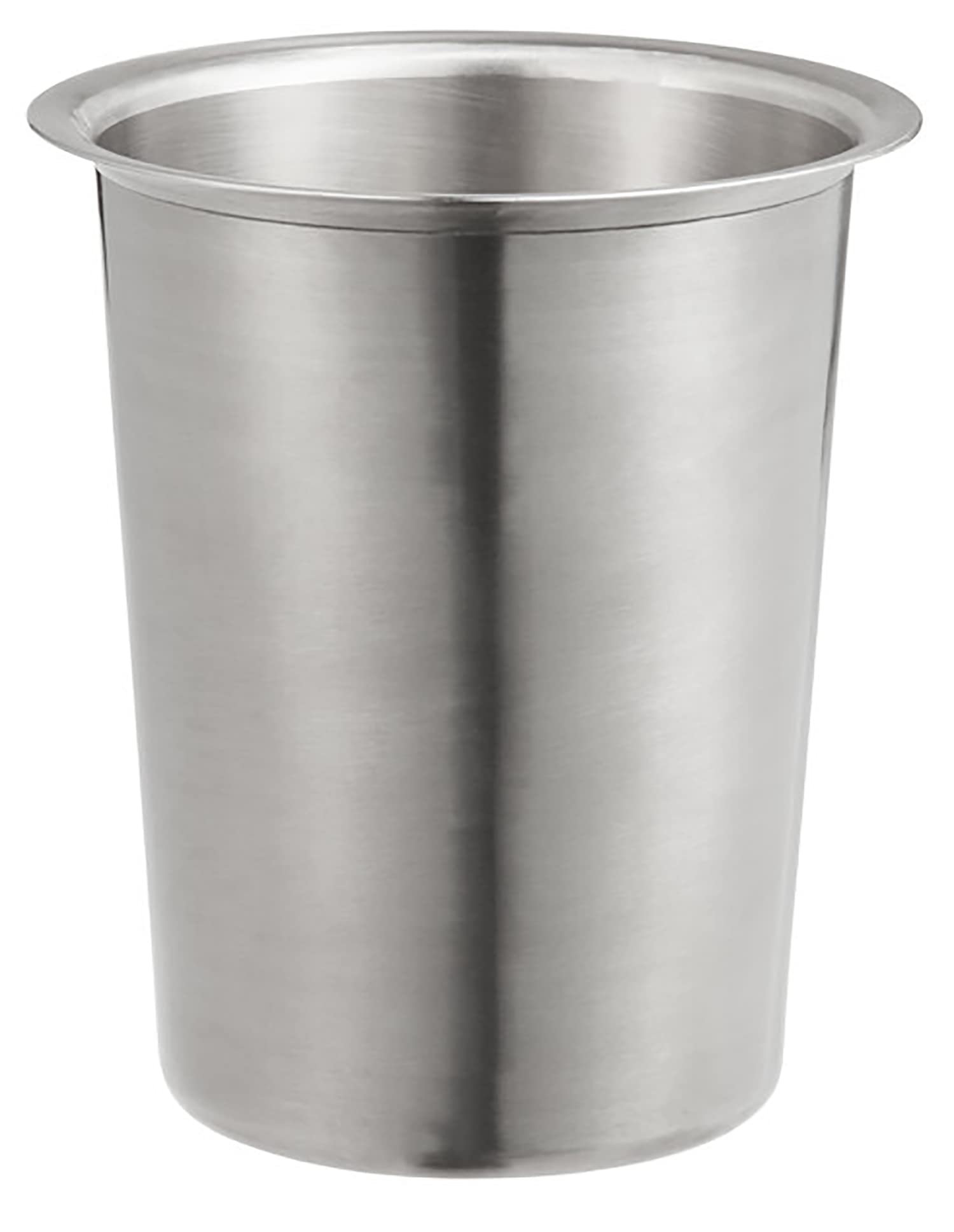METAL MAGERY - Stainless Steel Utensil Holder - Silverware Canister, Cutlery Cylinder Container (3 Pack - Stainless Steel)