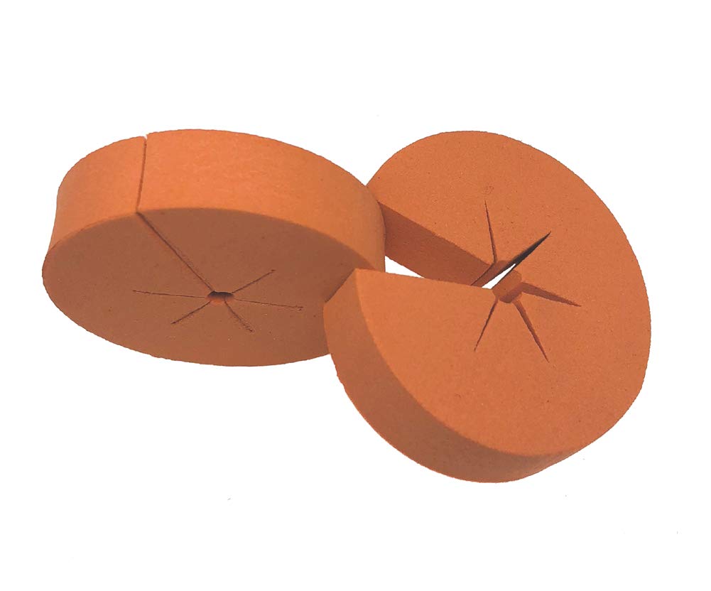 Cloning Collars 2 Inch, 2 Neoprene Inserts for Net Pots and Cloning Machines, Color-Mixed (192 Pack)