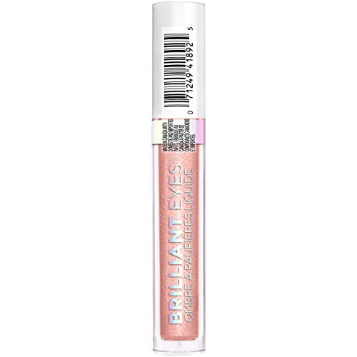 L'Oreal Paris Makeup Brilliant Eyes Shimmer Liquid Eye Shadow, Longwearing Lasting Shimmer, Crease Resistant, Flake-proof, Precision Applicator, Quick Dry, Non-greasy, Meteor Shower, 0.1 fluid_ounces
