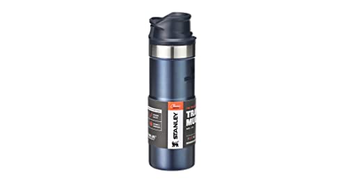 STANLEY Trigger Action Travel Mug 0.25L - Keeps Hot For 3 Hours - BPA-Free - Thermal Mug For Hot Drinks - Leakproof Reusable Coffee Cup - Dishwasher Safe - Nightfall