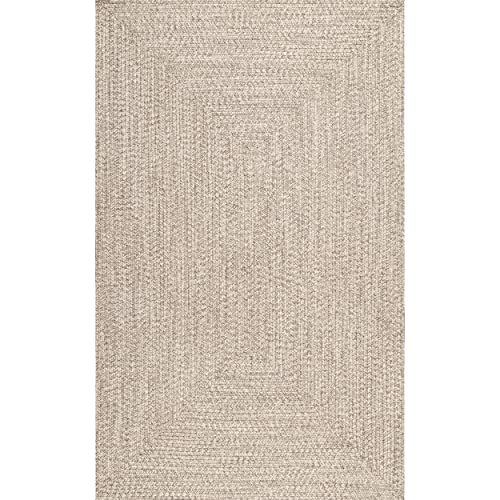 nuLOOM Wynn Braided Indoor/Outdoor Area Rug, 10' x 14', Tan