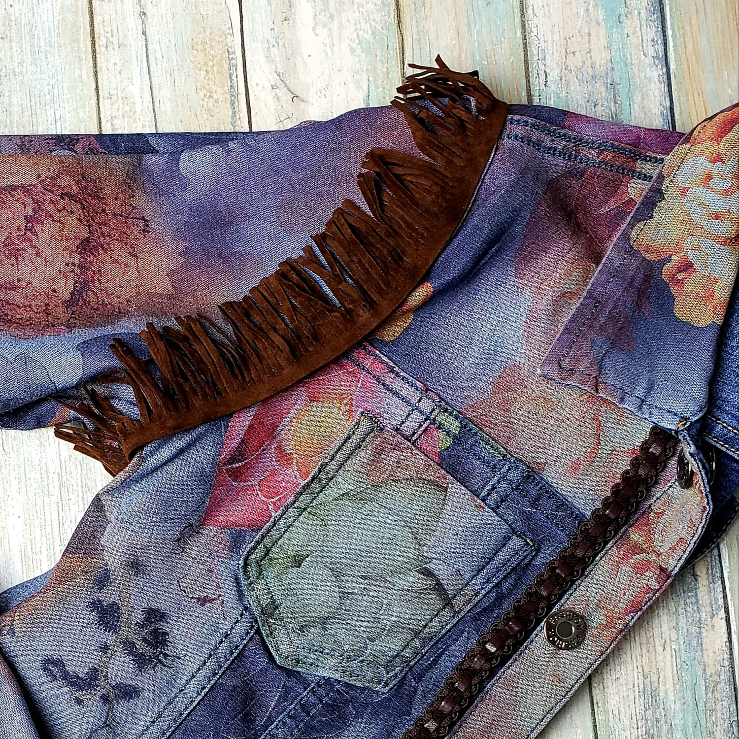 Trims by the Yard 2" Faux Suede Fringe Brown | (5 Yard Cut) Trim