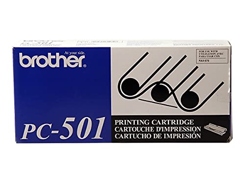 Brother Pc501 Thermal Transfer Print Cartridge, Black - in Retail Packaging