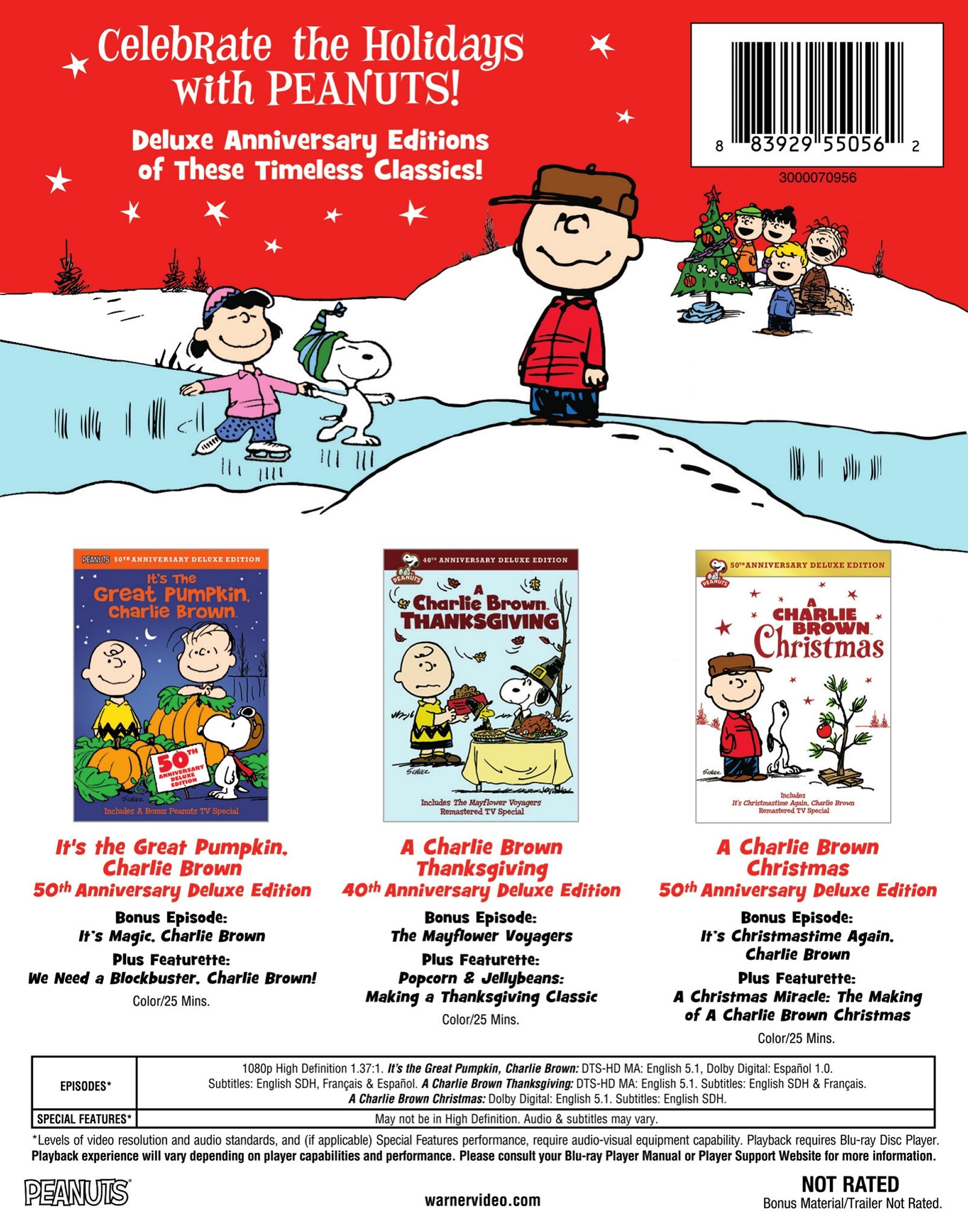 Peanuts Holiday Anniversary Collection (BD)