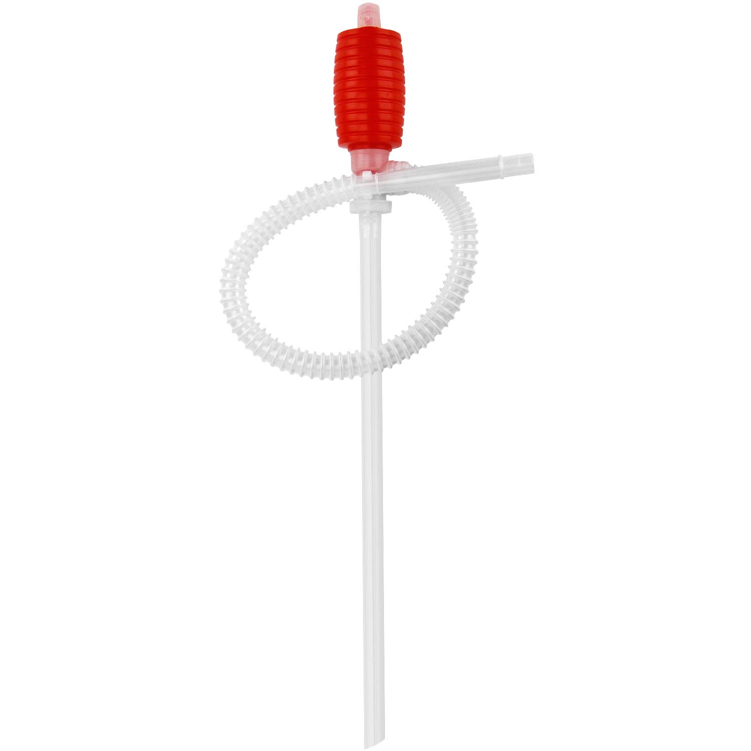 TERA PUMP TRDP14 Gas Siphon Manual Hand Fuel Pump, Liquid Transfer Pump for Light Oils, Kerosene, or Water Based Chemicals