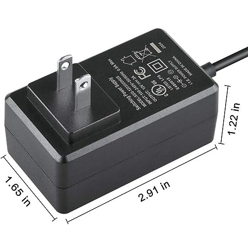 GIZMAC AC Adapter Charger for AeroGarden Harvest Elite 100691-PPL Power Cord Mains PSU