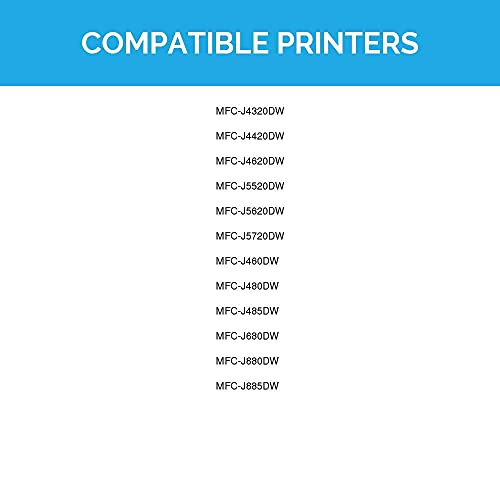 LD Compatible Ink Cartridge Replacement for Brother LC203Y High Yield (Yellow)