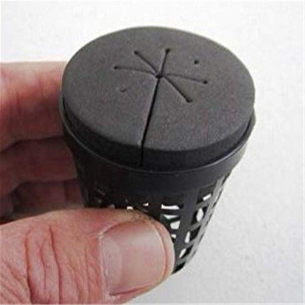 30 Pack Cloning Collars Inserts Premium Grade Foa, Plant Accessories Hydroponic Tower Aero Garden Pods Garden Clone Collar Hydroponics Sponge(Black)