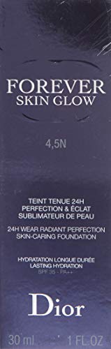 Dior Forever by Christian Dior Skin Glow 24h Skin Caring Foundation 4, 5n Neutral/glow Spf 35, 1.0 Ounce