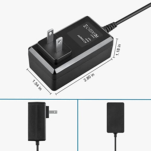 Guy-Tech AC DC Adapter Charger Compatible with AeroGarden Harvest Model Number: 100690-BLK Power Cord