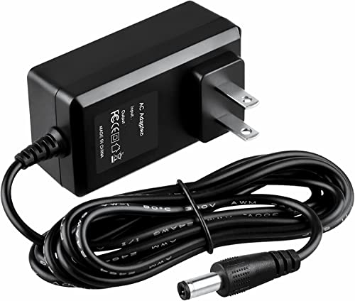 Guy-Tech AC DC Adapter Charger Compatible with AeroGarden Harvest Model Number: 100690-BLK Power Cord