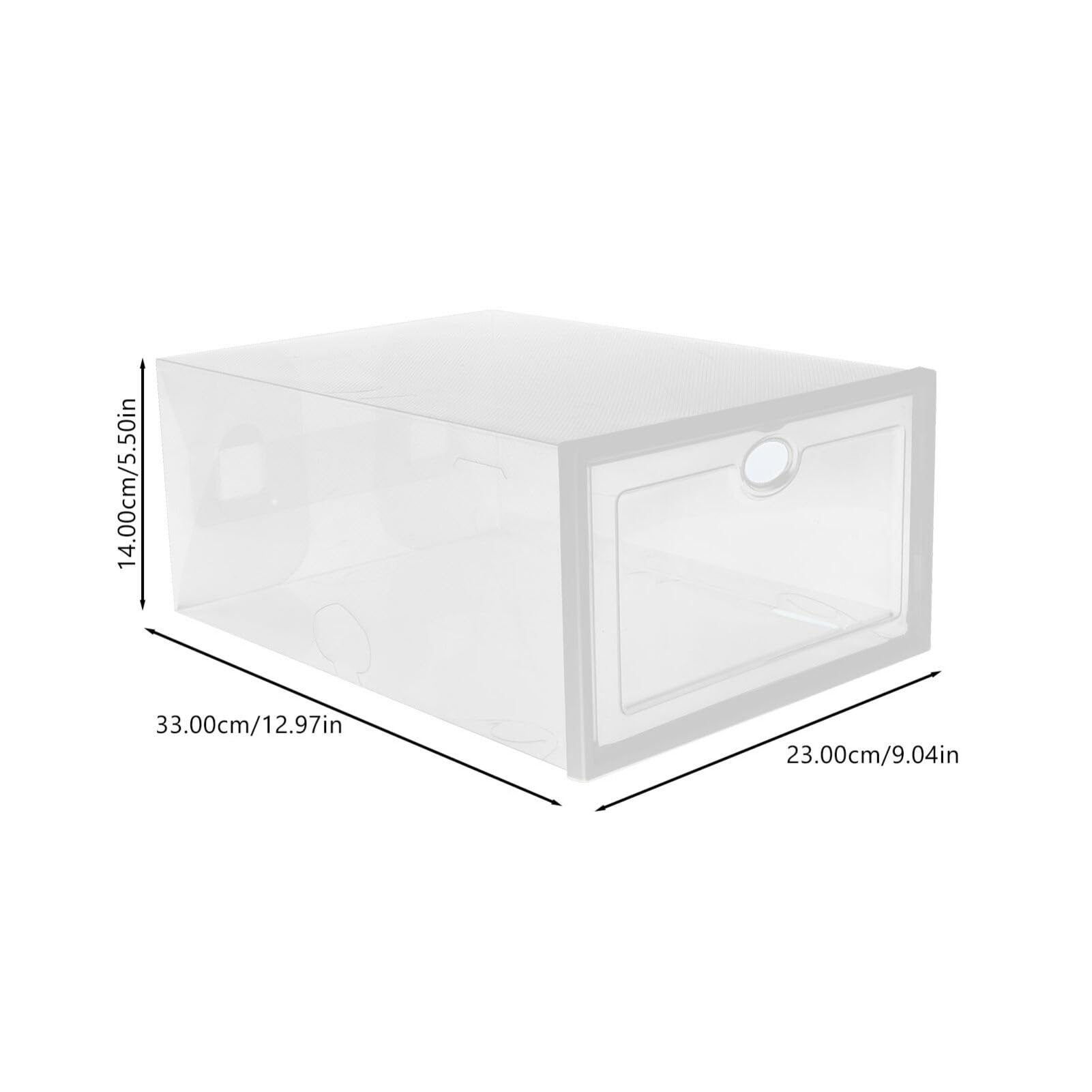 Alipis 5pcs Boxes Shoe Display Case Sneaker Storage Shoe Containers Sneaker Boxes Stackable Shoe Boxes Stackable Organizer for Cabinets Shoe Rack Organizer Sneaker Containers Shoe Cabinet