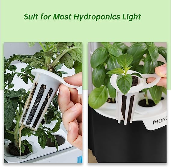 INOVASHON Grow Sponges for Hydroponics, Hydroponics Growing System Plant Sponge, Hydroponics Supplies Starter Kit, Herb Indoor Gardening System, Replacement Plant Germination Kits (50 Packs)