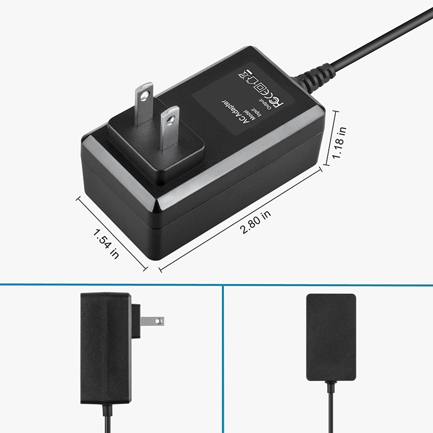 Guy-Tech AC Adapter Charger Compatible with AeroGarden Harvest Elite 100691-PPL Power Cord