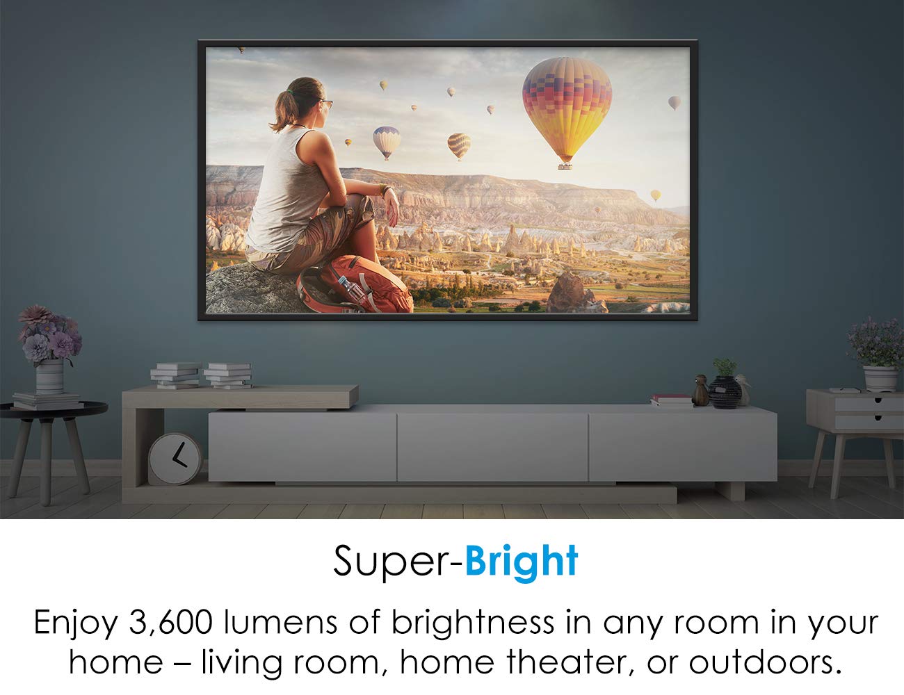 Optoma HD28HDR 1080p Home Theater Projector for Gaming and Movies | Support for 4K Input | HDR Compatible | 120Hz refresh rate | Enhanced Gaming Mode, 8.4ms Response Time | High-Bright 3600 lumens