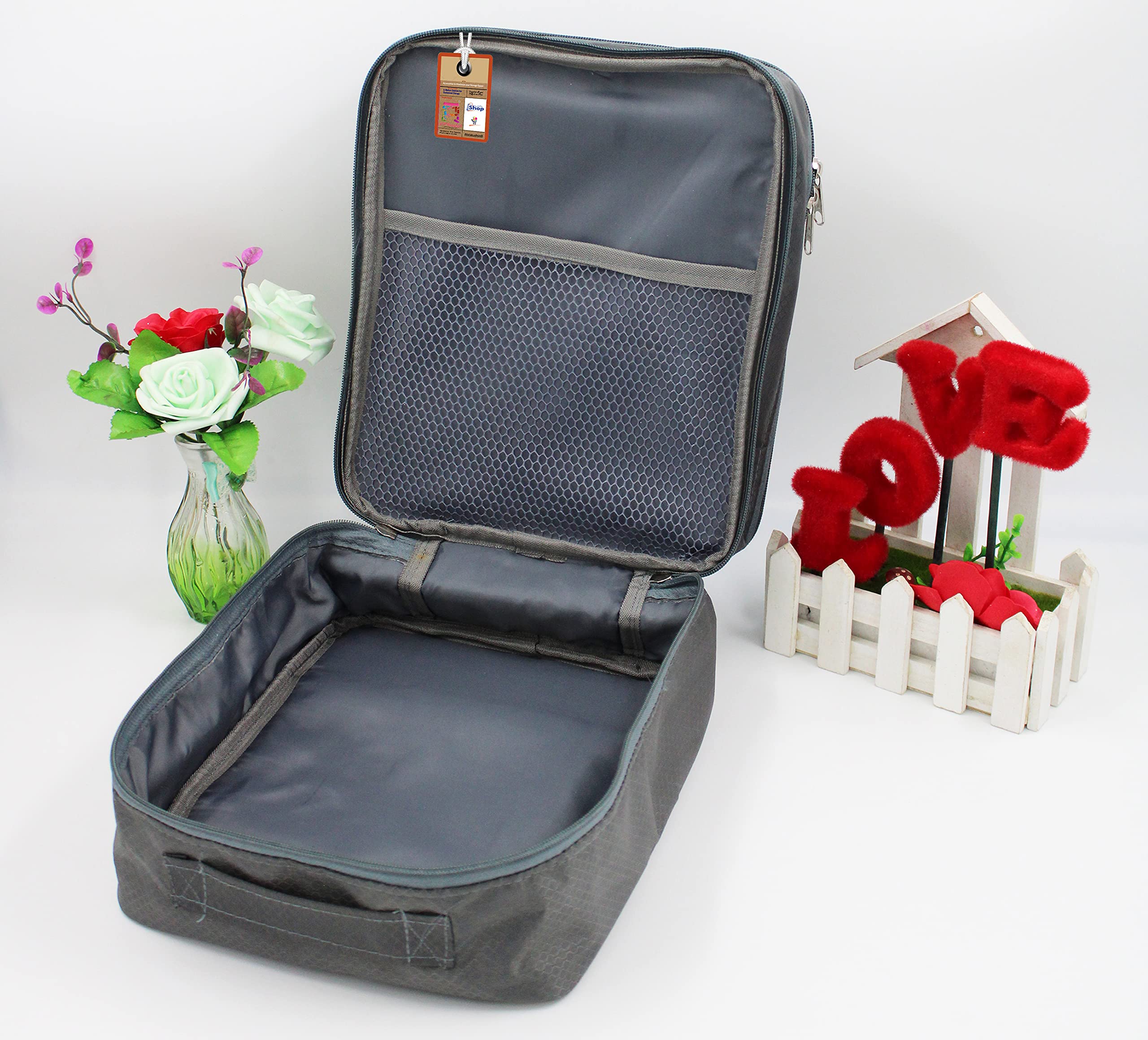 atorakushon® Shoe Bag Travel Organizer Pouch Waterproof Portable Storage Organizer Shoe Pouch Shoe Bag Cover Grey