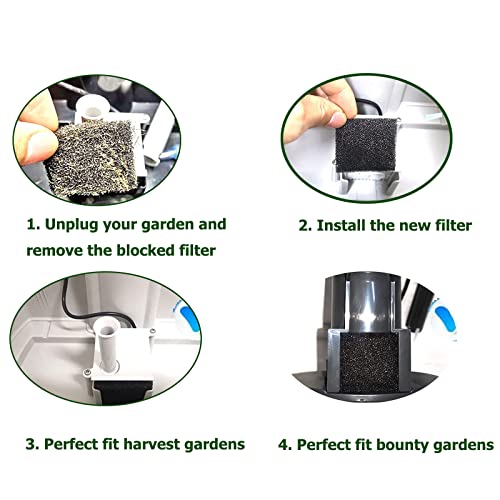 Pump Filter for AG Garden Sponge Filters Fit Miracle-GRO AG Garden Pumps, Reduces Dirt & Debris in Pump ATITOWEL (26 Pack)