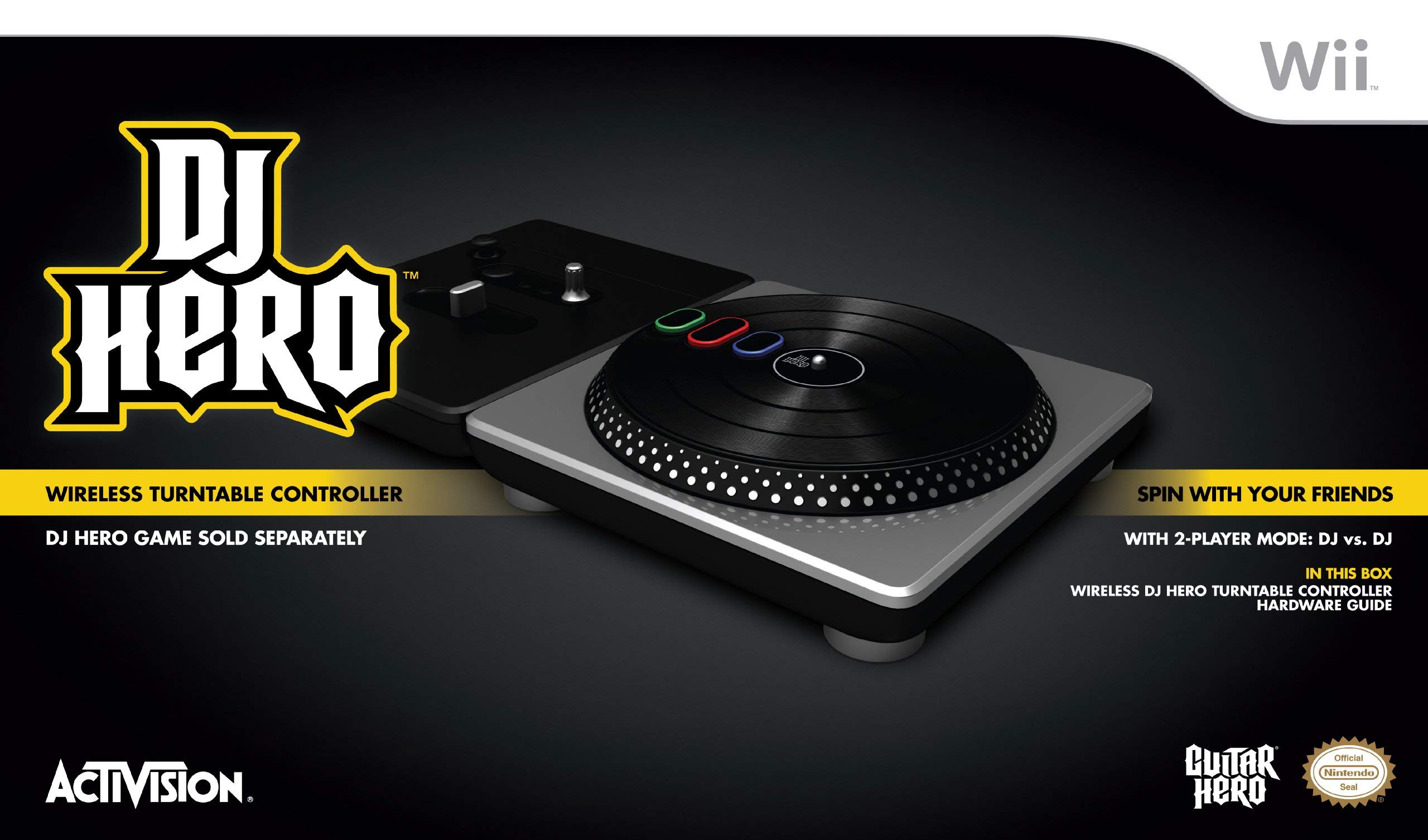 Activision DJ Hero Stand-Alone Turntable - Nintendo Wii (Renewed)