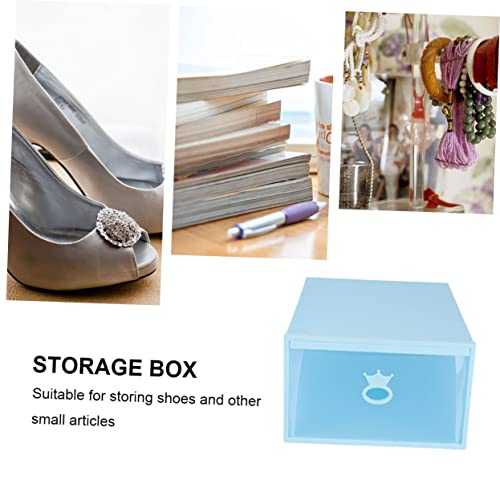 VALICLUD shoe storage box plastic shoe organizer shoe bins shoes display shoe Storage Cubes shoe rack for closet shoes drawer plastic shoe containers shoe organizers Storage rack porch