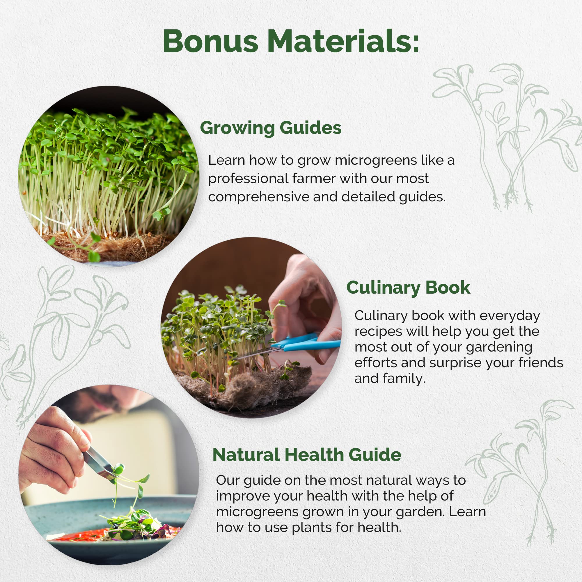 Organo Republic Cress Sprouting & Microgreens Seeds - Non-GMO, Heirloom Sprout Seeds Kit, 8oz Resealable Bag for & Growing Microgreens in Soil, Coconut Coir, Aerogarden & Hydroponic System.