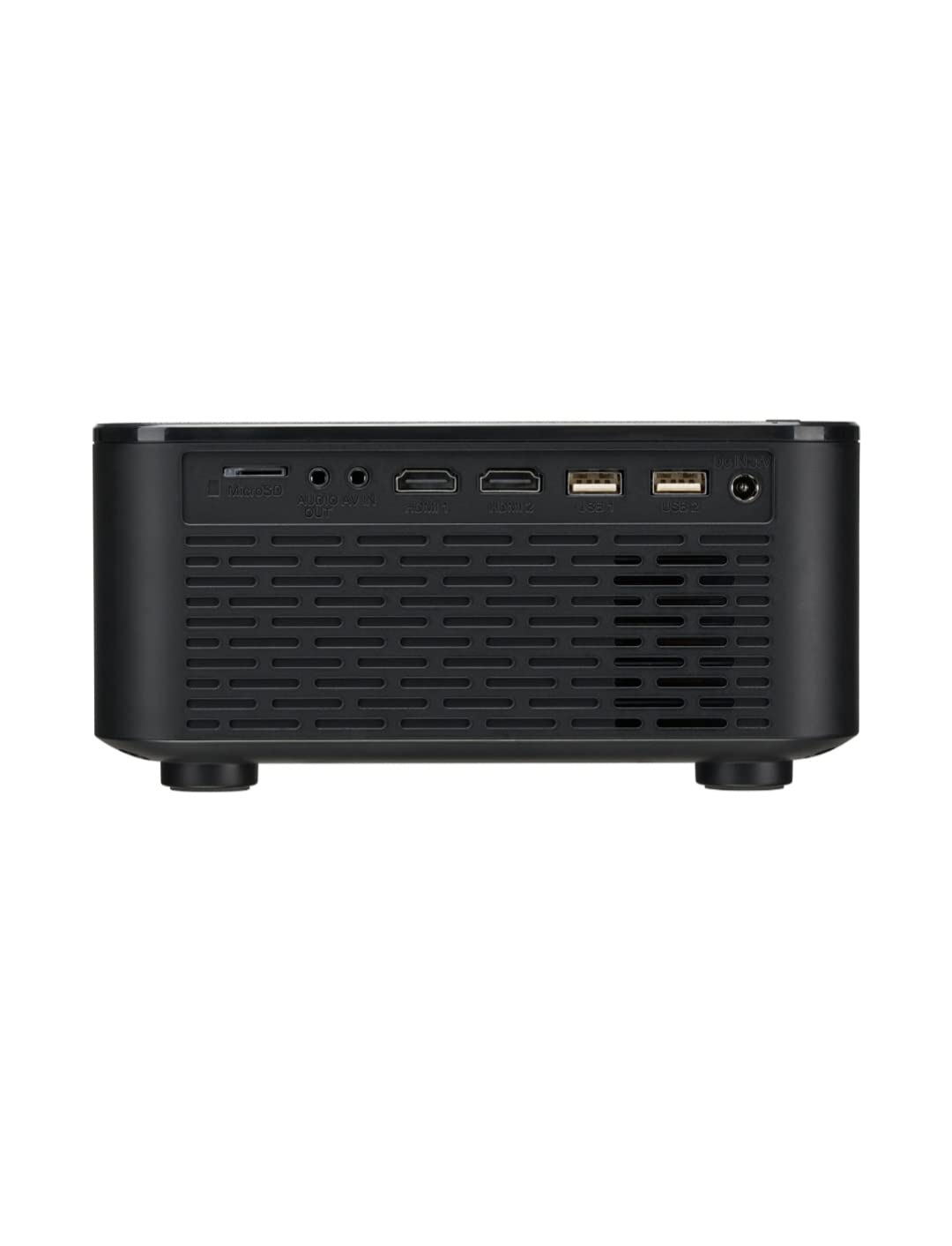 Onn 720p LCD Home Theater Projector Black 1280 x 720 Resolution Aspect Ratio: 16:9, 4:3 Project up to 150 inches - 100020900