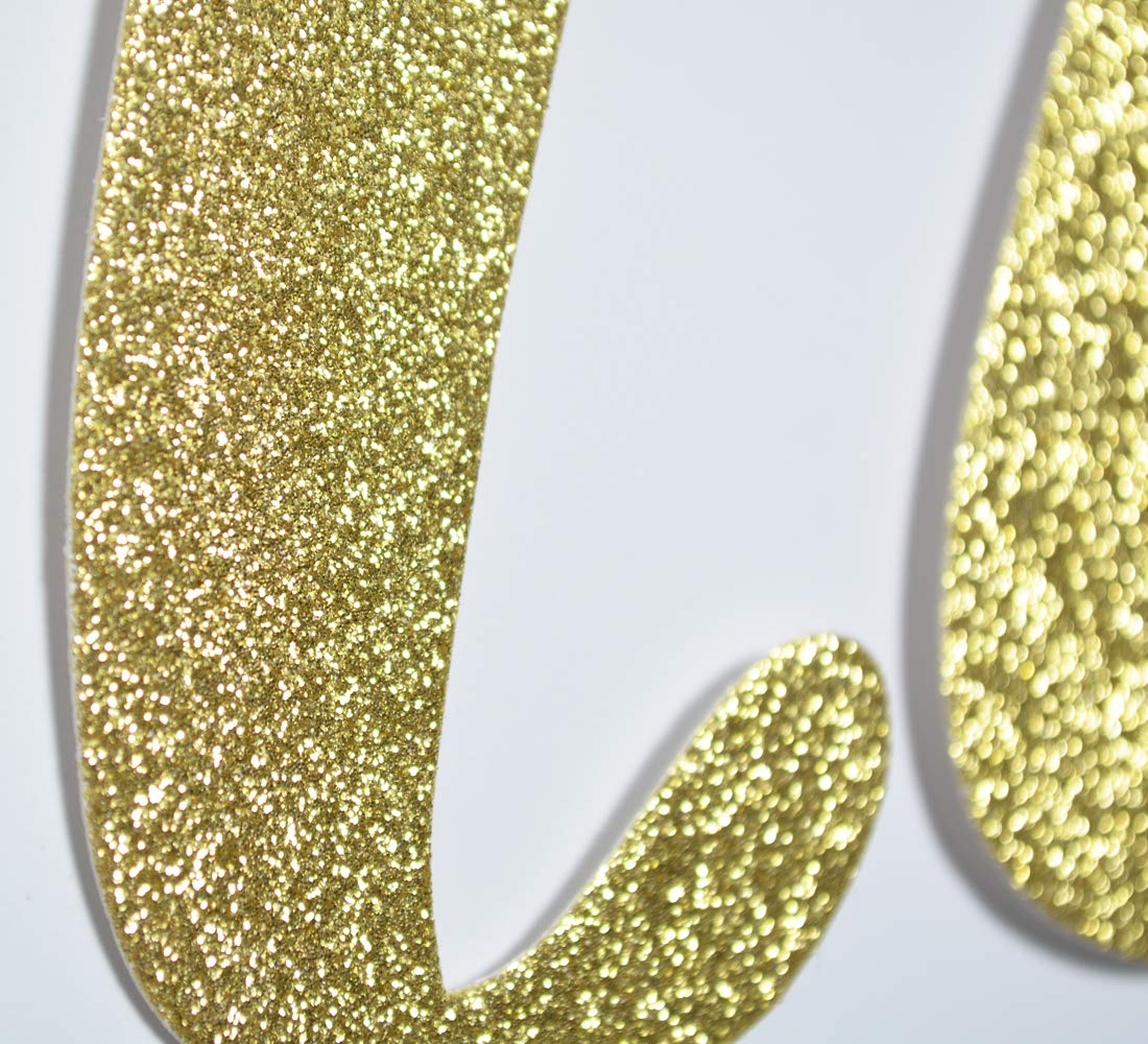 Feliz Aniversario Banner for Happy Birthday Wedding Anniversary Party Decorations Spanish Fiesta Mexican Theme Sign Photo Backdrop (Gold Glitter)