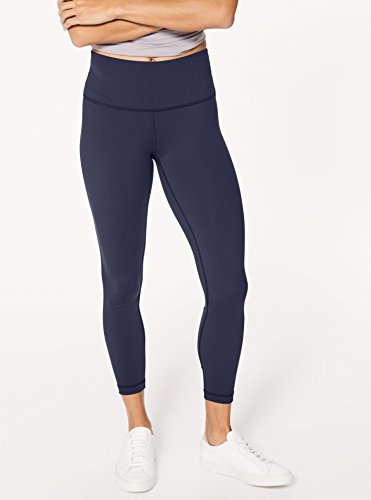 Lululemon Wunder Under Hi Rise 7/8 Tight Yoga Pants (Midnight Blue, 4)