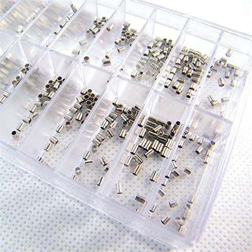 Tool Parts 1 Box Mixed Size Watch Crown Tubes Pipes Set Assortment Repair Tools Part for Watchmaker