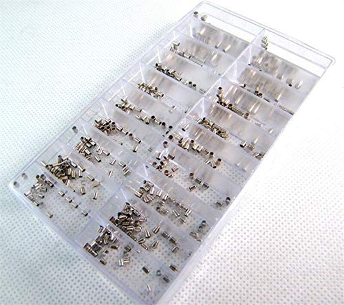 Tool Parts 1 Box Mixed Size Watch Crown Tubes Pipes Set Assortment Repair Tools Part for Watchmaker