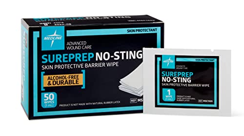 Medline Sureprep No-Sting Skin Protectant, 1 mm (Pack of 50)