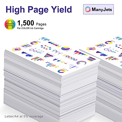 ManyJets LC3019XXL Compatible Ink Cartridge Replacement for Brother LC3019 LC3019XXL LC3017 Work with Brother MFC-J5330DW MFC-J6930DW MFC-J6530DW MFC-J5335DW MFC-J6730DW Printer (2C,2M,2Y,6-Pack)