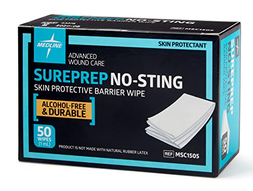 Medline Sureprep No-Sting Skin Protectant, 1 mm (Pack of 50)