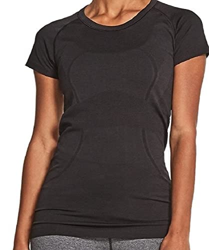 Lululemon Athletica Swiftly Tech Short Sleeve Shirt 2.0 (Black, Size 6)