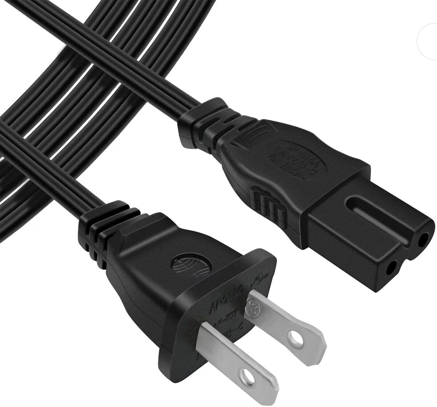 Xzrucst AC in Power Cord Outlet Socket Plug Cable Lead for Bose Solo TV Sound System Model Number 410376 Set top Box soundbar Sound bar