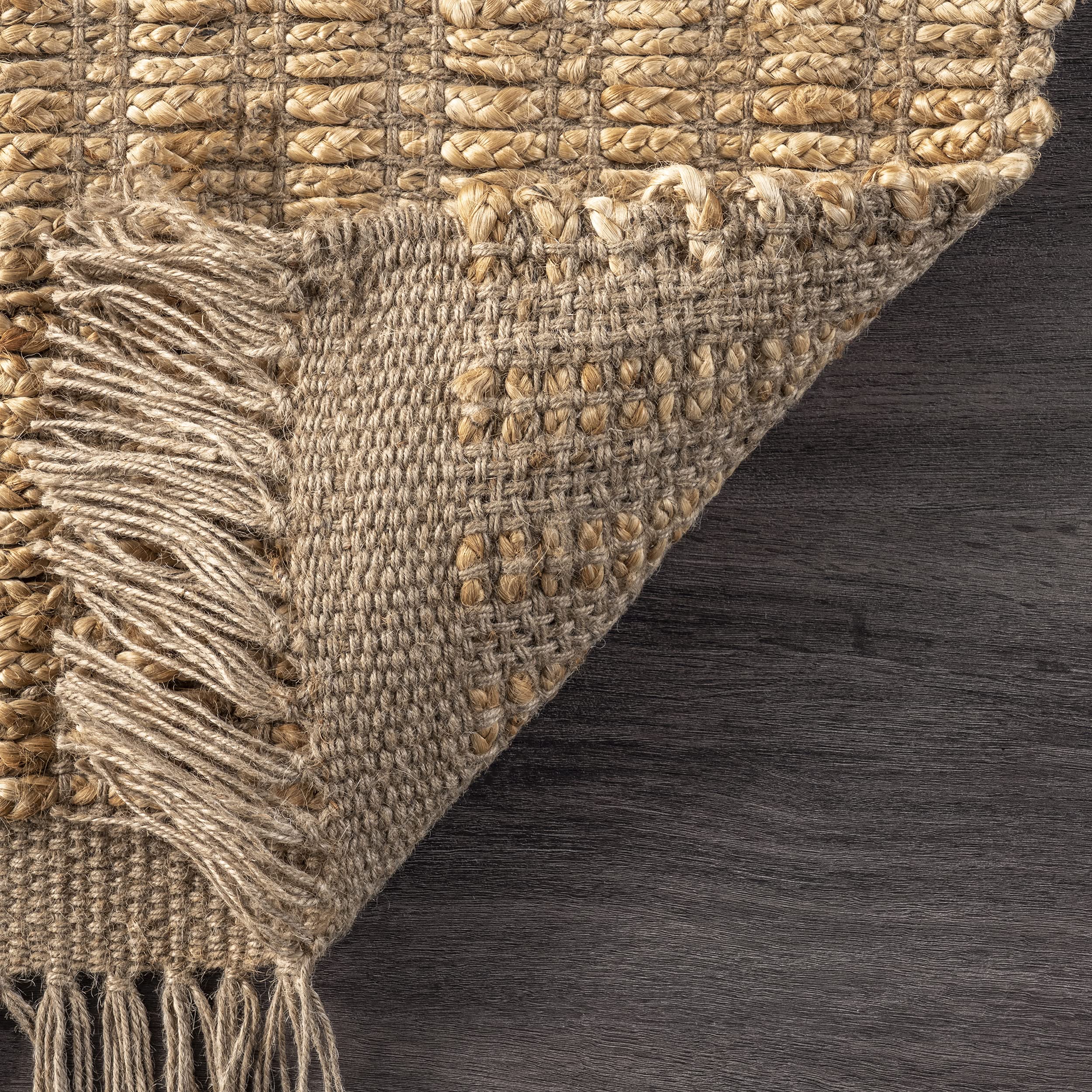 nuLOOM Lauren Liess Pampas Jute Tassel Area Rug, 10x14, Natural